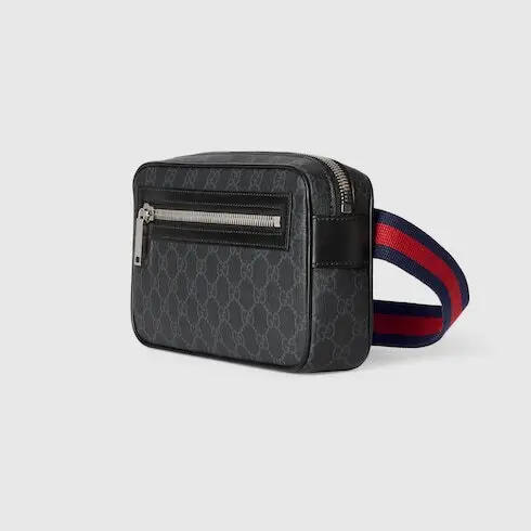 Gucci Gg Supreme Belt Bag - Black Gg Supreme | Editorialist